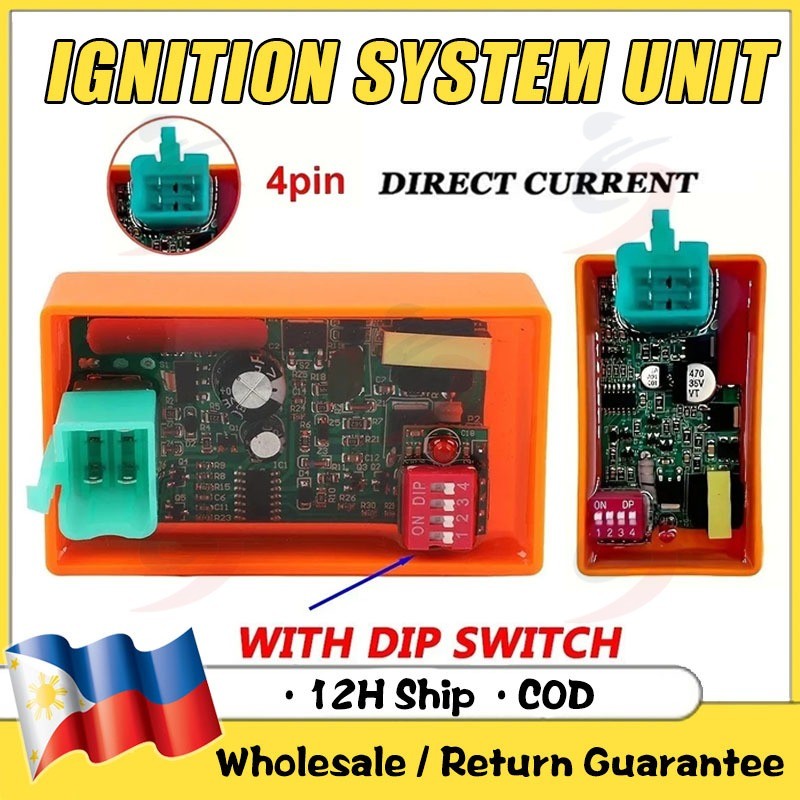 Motorcycle CDI Ignition Box with Adjustable Speed Limit 4 PIN ...
