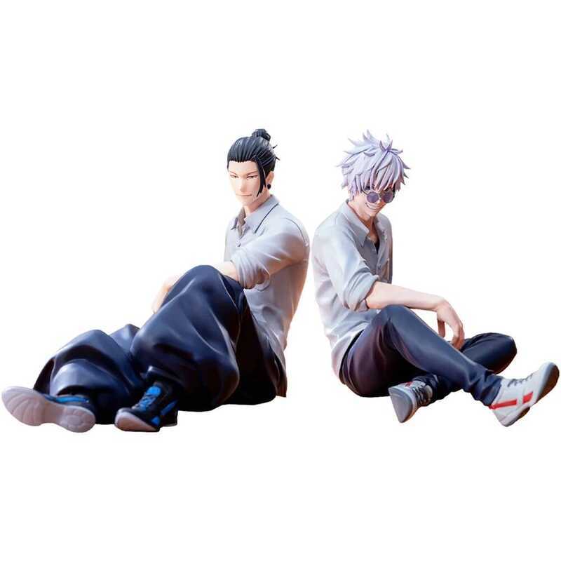 Y Anime JJK Geto Suguru Gojo Satoru Action Figure Sitting Pose Model ...