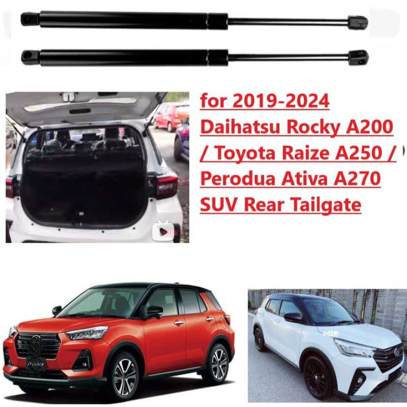 Back Door Stay Tailgate Dampers Toyota Raize 2019 2020 2021 2022 2023 ...