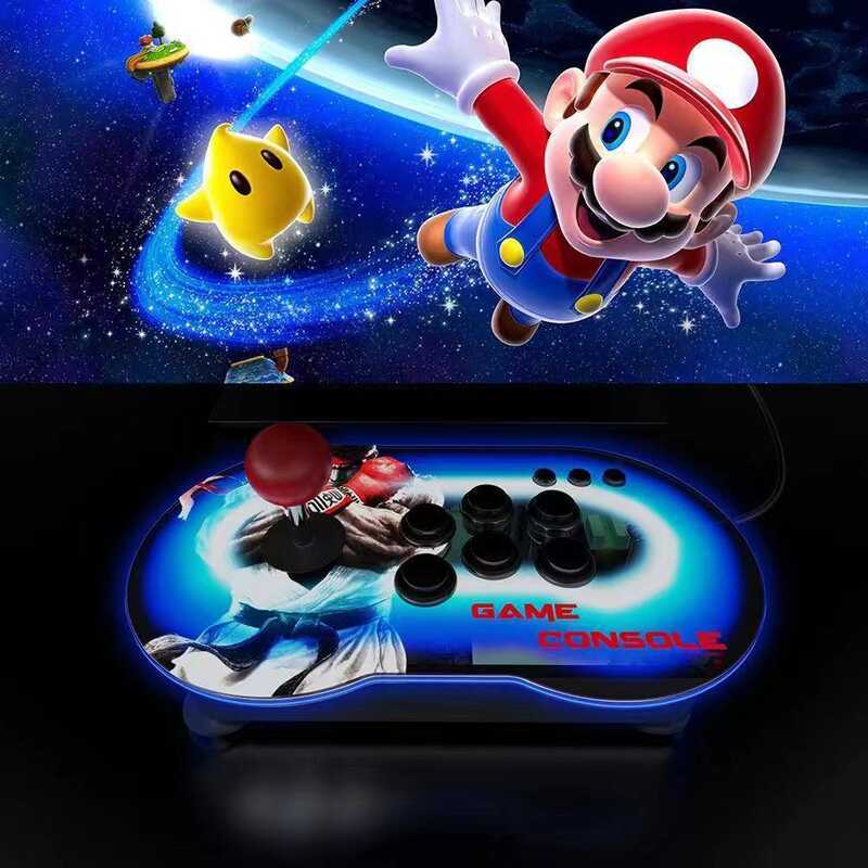 M9 HD PS1 Card Arcade MT6 Player Cannon 8-Way Dual Joystick Game 10000 ...