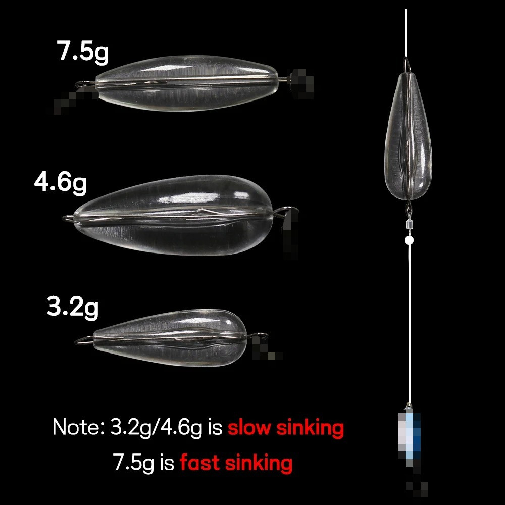 2/5/10PCS Assisted Thrower Floating & Sinking Long Shot Device for Fly ...