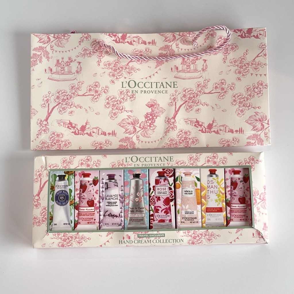 Fashion 50 L'Occitane Ace Cherry Blossom Hand Cream Eight-Piece Set ...