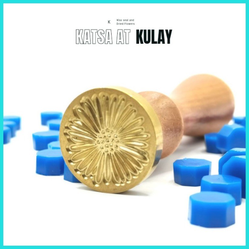 ∥ ♀ Wax Seal Stamper (BRASS 2.5CM WITH HANDLE) | Shopee Philippines