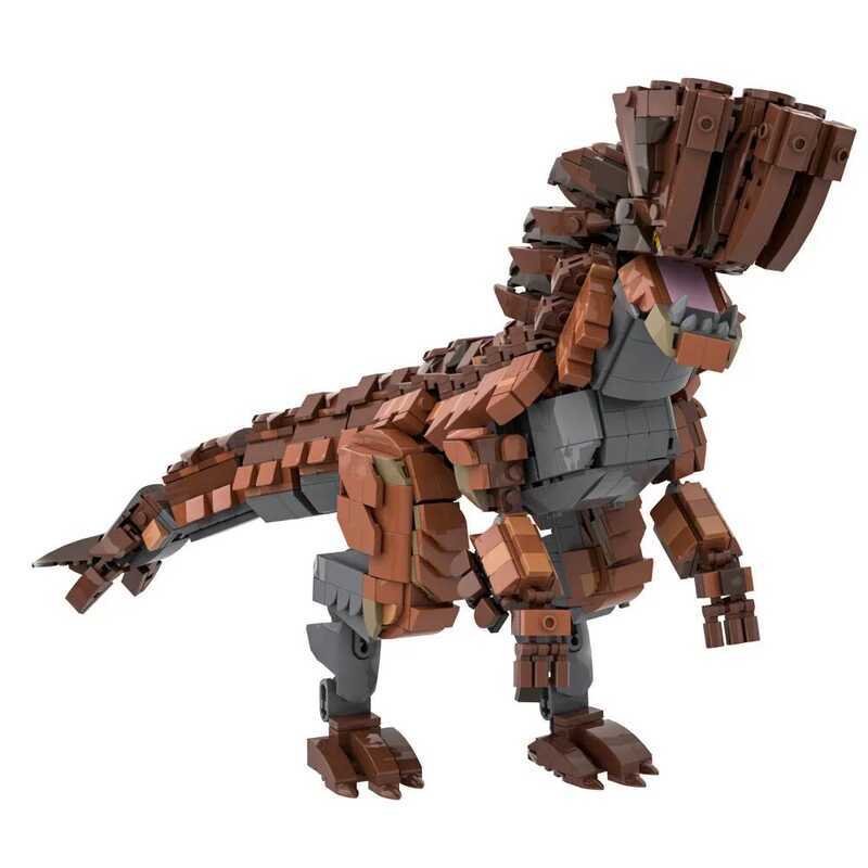 MOC Monster Hunter Barroth Mode Model Buildong Blocks Horror Monster ...