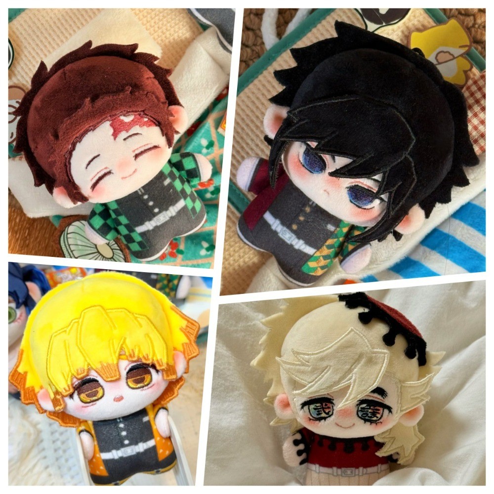 Demon Slayer: Kimetsu No Yaiba 10cm Cotton Dolls - Tanjiro Giyu Zenitsu ...