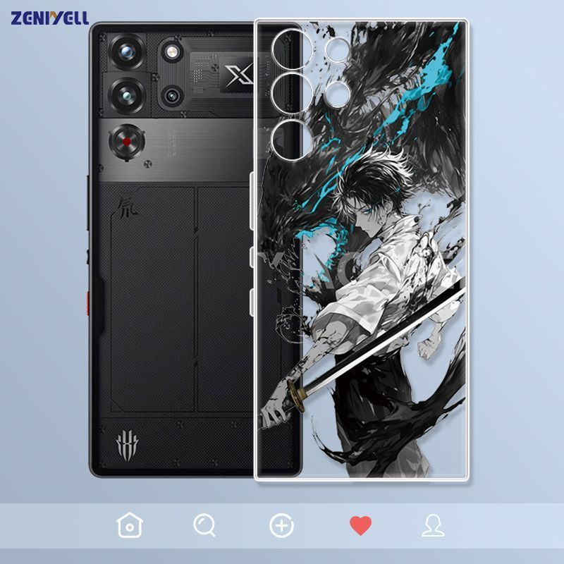 For RedMagic 10 Pro Phone Case RedMagic 10S Pro Transparent Soft Case ...