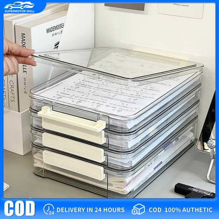 Cod/Originalpaper Sorting Container Clear Organizer Desktop Document ...