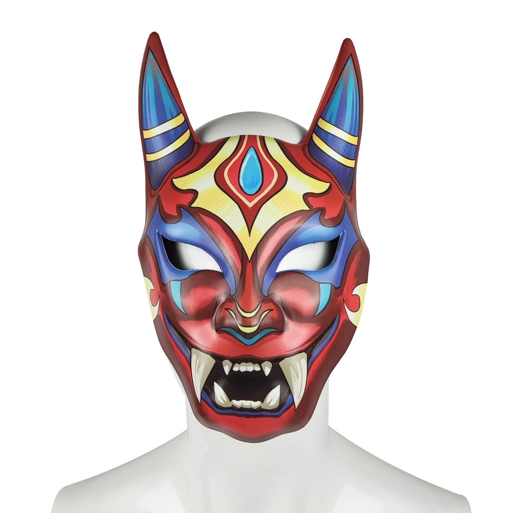 Game Genshin Impact Yasha Xiao Mask Cosplay Halloween Prajna Horror ...