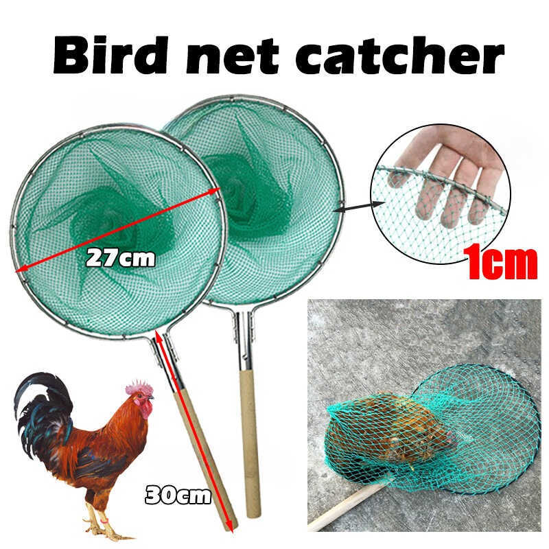 Diameter 27Cm Nylon Bird Catcher Fishing Chicken Bird Trap Net With ...