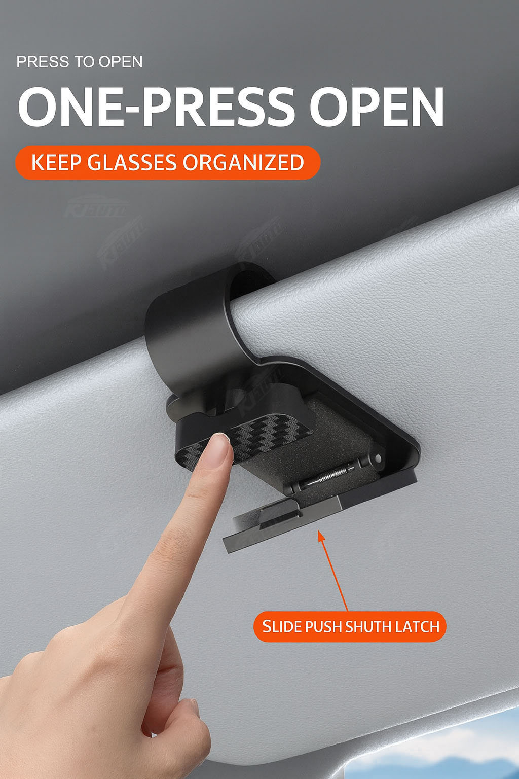 Omoda Mirror Glasses Clip Car Sun Visor Card/Ticket Carbon Pattern ...