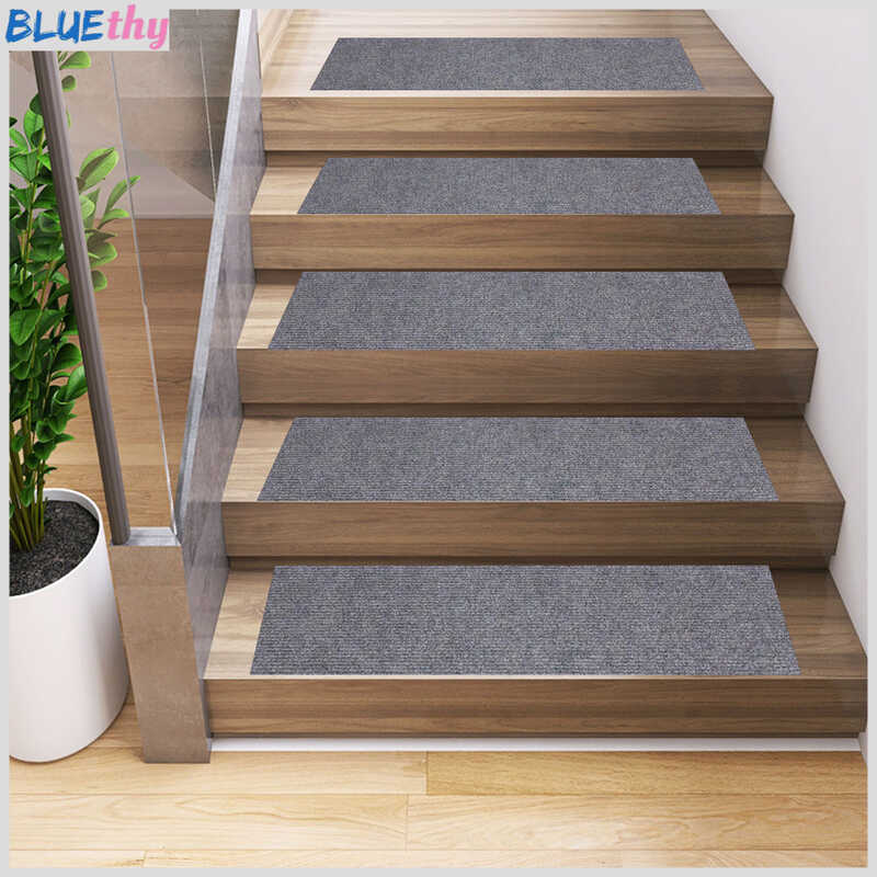 Mat Self Adhesive Non-Slip Washable Wear-Resistant Contrast Color Wood ...