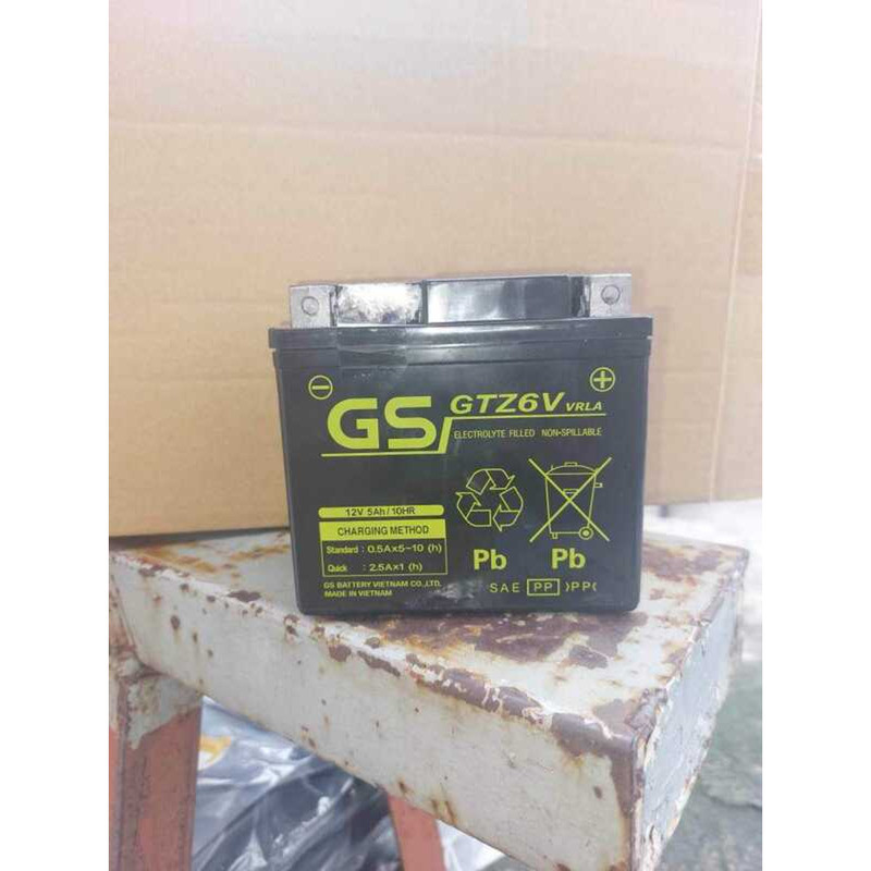 Gs Battery Gtz6v For Honda Click V2 V3 | Shopee Philippines