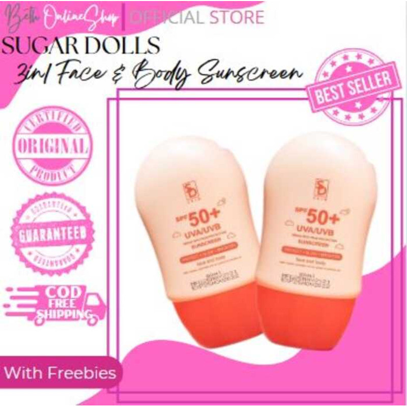 Sugar Dolls IN Face Body Sunscreen Ba | Shopee Philippines