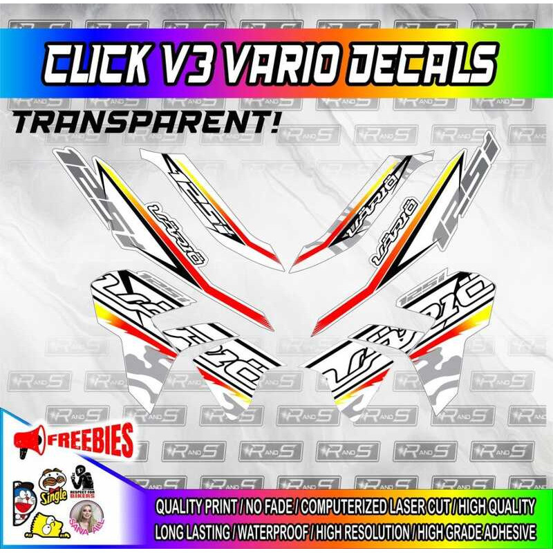 Honda Click V3 Vario Sticker Decal | Shopee Philippines