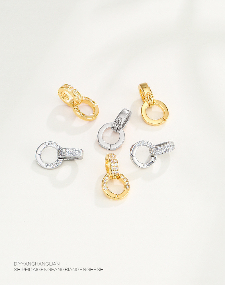 Pearl Universal Clasp Pendant Clasp Necklace Clasp Jewelry Connector ...