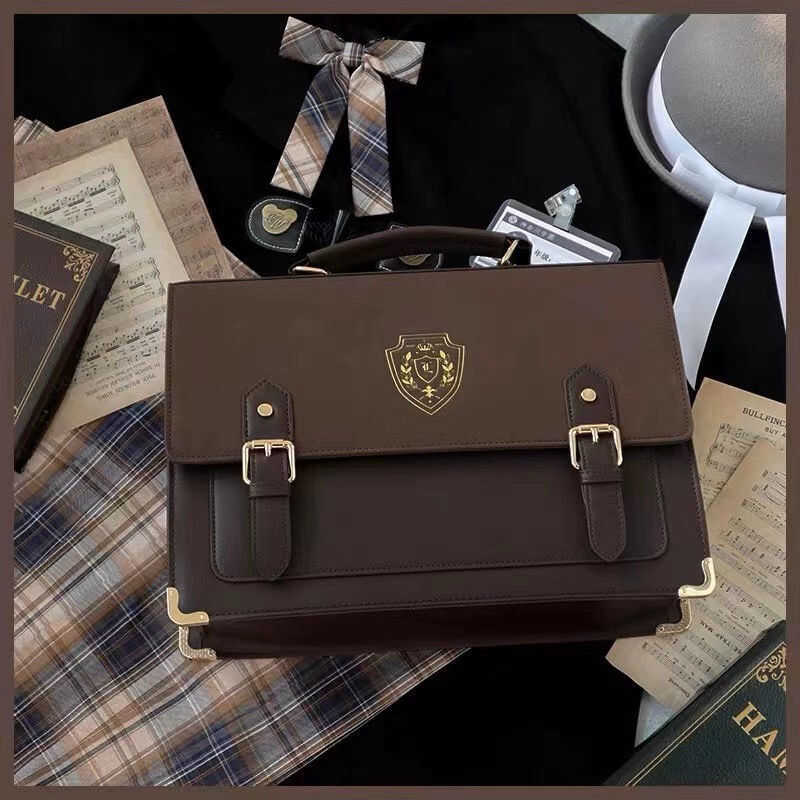 e Style JK Uniform Shoulder Women's Student Retro Badges Versatile Mini ...