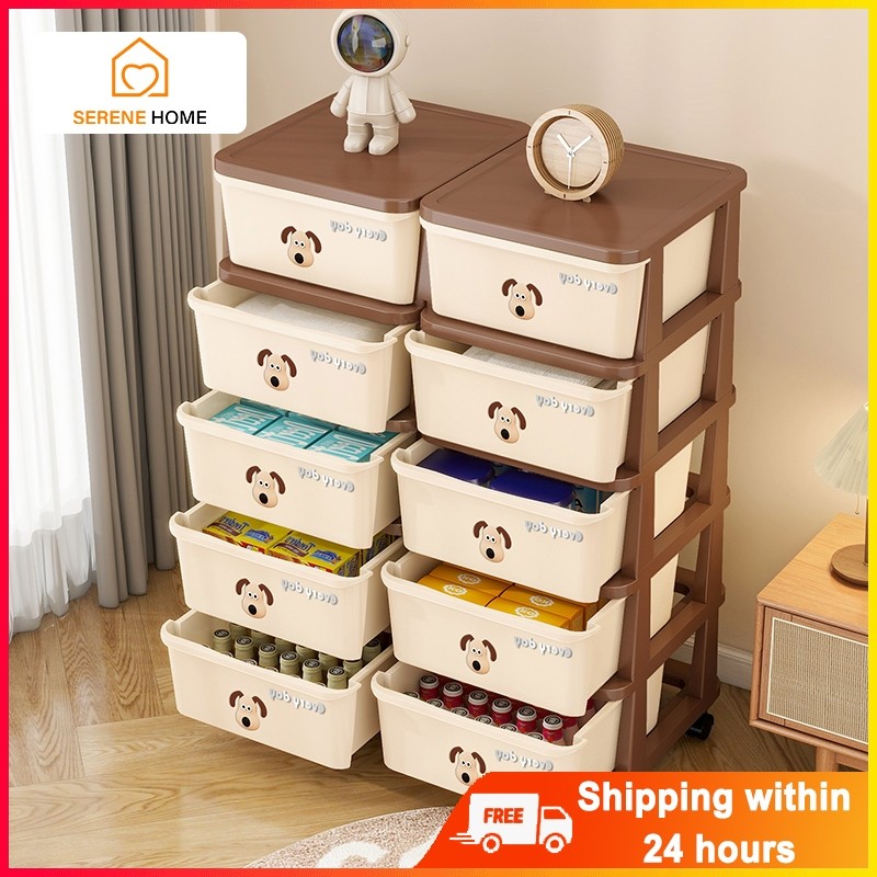 Children's Toy Storage Drawer Cabinet Bedroom Storage Rack Children's ...