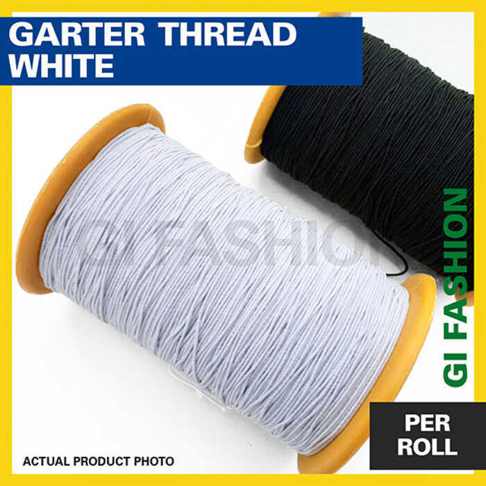 Elastic Garter Thread White For Tags Shirring Smocking Sewing 3Cc ...