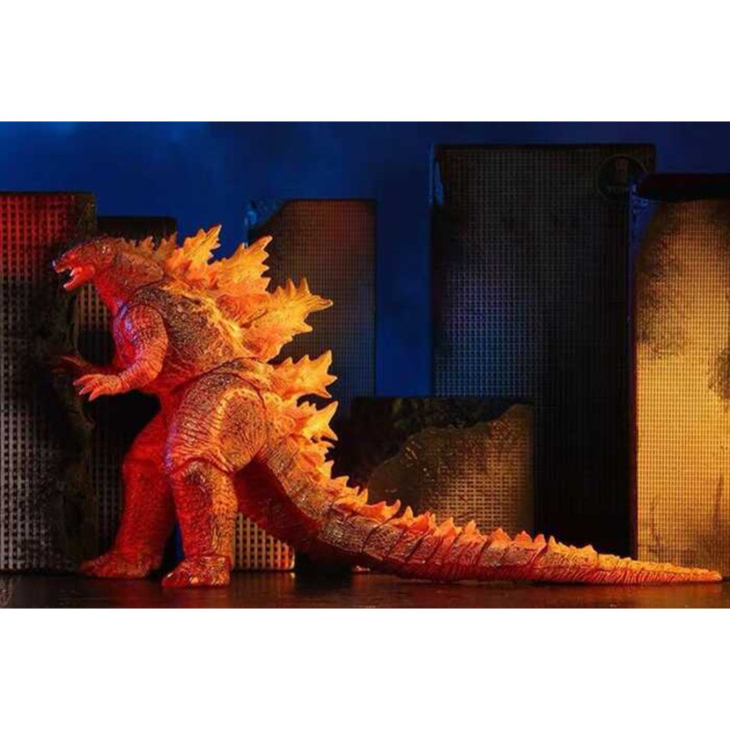 NECA Godzilla King Of The Monsters Nuclear Explosion Burning Red Lotus ...