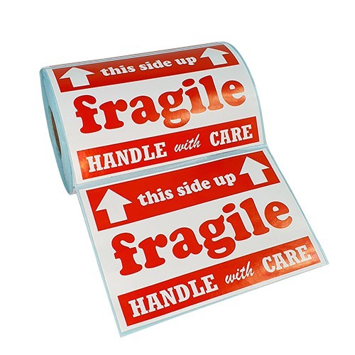 1 Roll 6x4 Case FRAGILE Sticker for Shipping 500 Pcs | Shopee Philippines