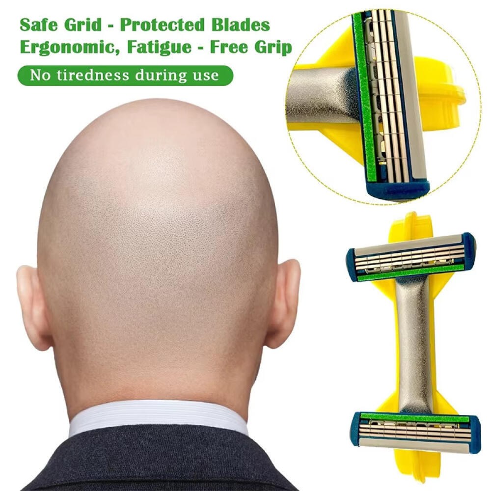 5PCS Manual Bald Clipper Fast Bald Hair Clipper,Head Shavers For Men ...