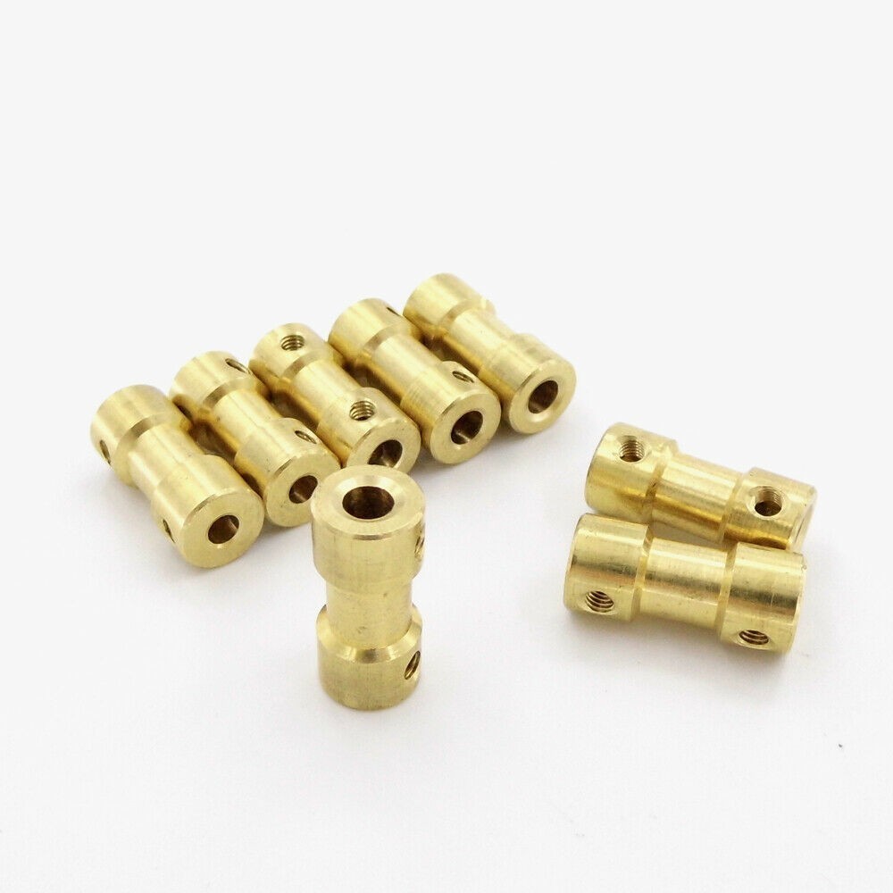 【SUPER SULIT!】2/2.3/3/3.17/4/5/6mm Motor Shaft Coupling Joint Coupler ...