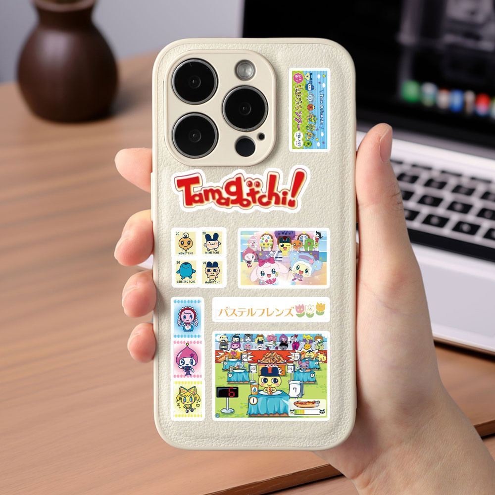 8 Pcs Tamagotchi Die-Cut Stickers - Cartoon Graffiti Ins Style ...
