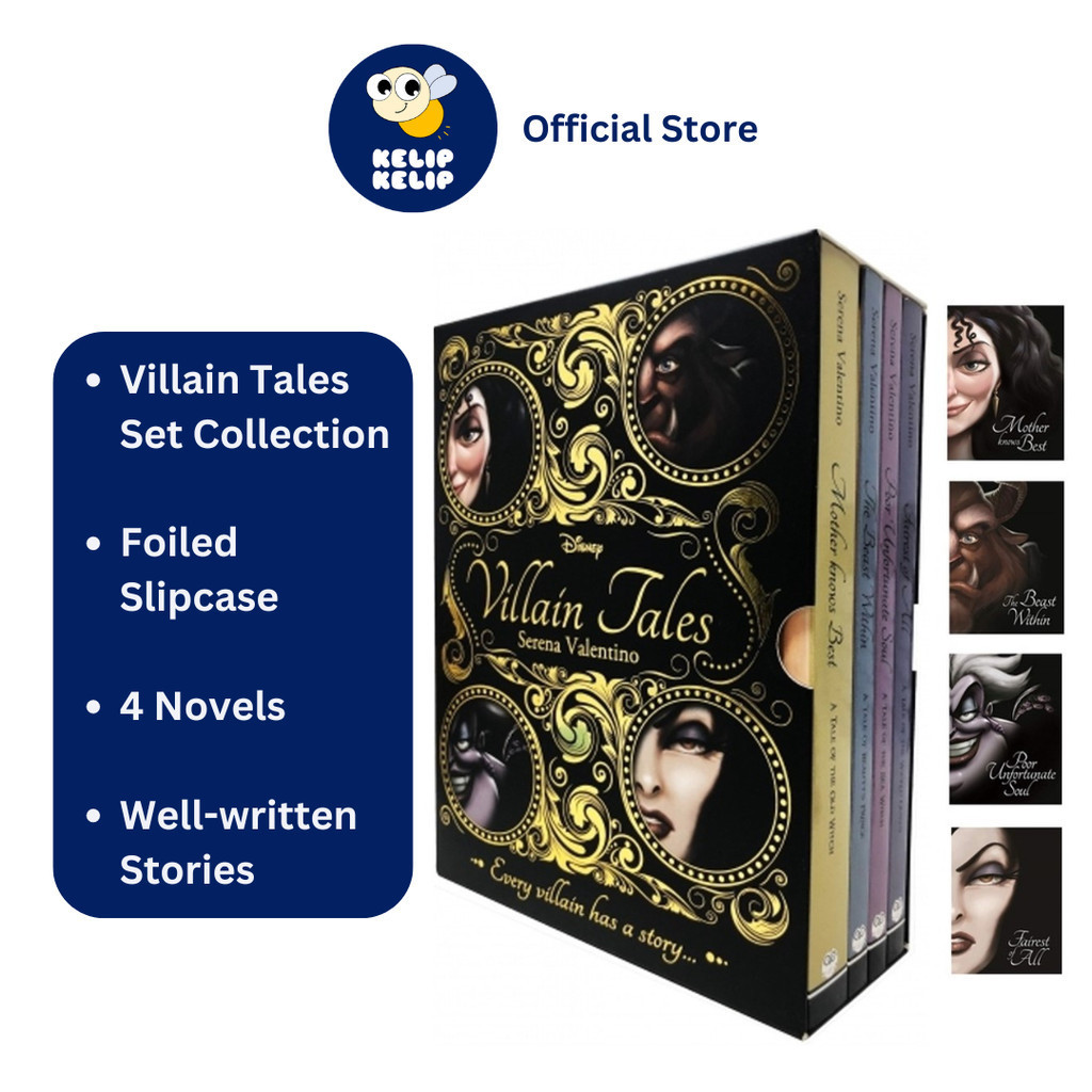 Disney Villain Tales 4 Books Set Collection with Beauty & TheBeast ...