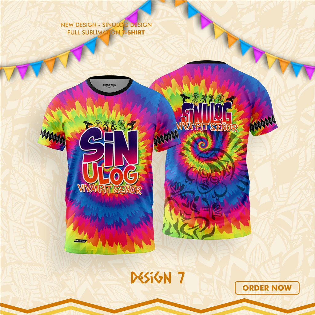 【Ready in stock】sinulog t shirt 2026 NEW Festival carnival Design T ...