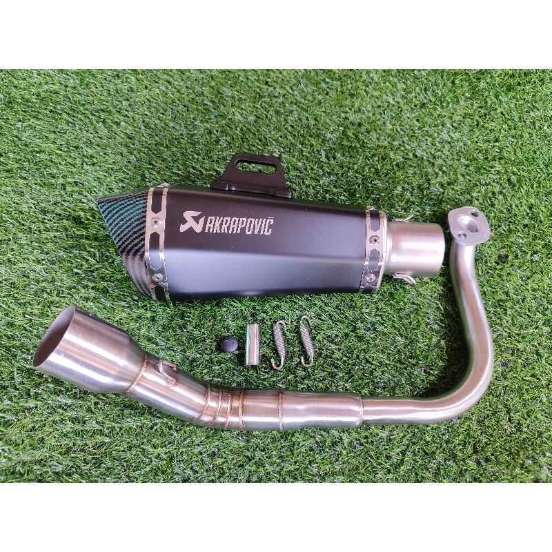 HONDA CLICK 125I / 150I AKRAPOVIC PIPE WITH SILENCER FULL SYSTEM ...