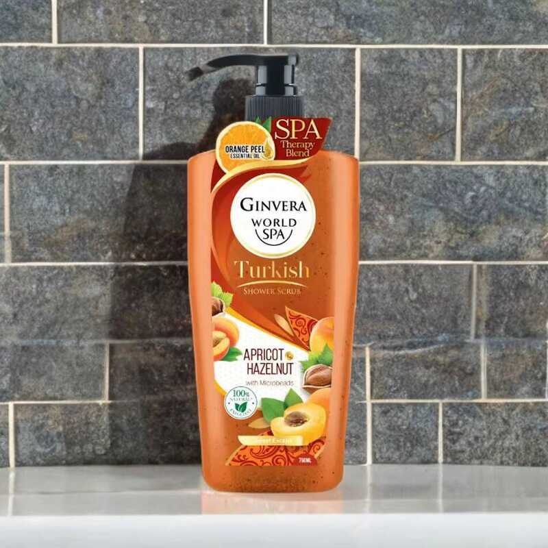 Ginvera 750ml Body Wash for Daily Use with Hazelnut and Apricot Natural ...