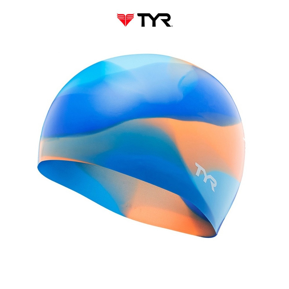 TYR Tie Dye Silicone Youth Swimming Cap | Shopee Philippines