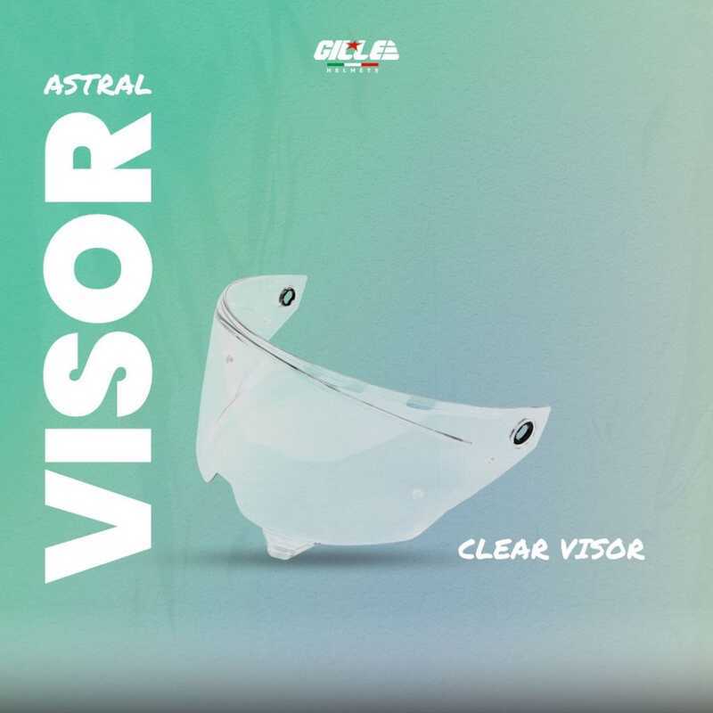 F GILLE ASTRAL Clear Lens Outer Visor Accessories Motorcycle Helmets ...