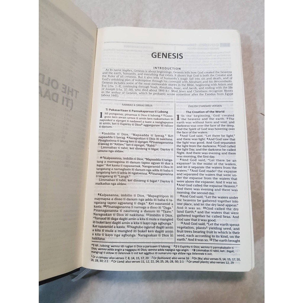 The Holy Bible: Diglot Eng- Ilocano (English Standard Ver./Naimbag A ...