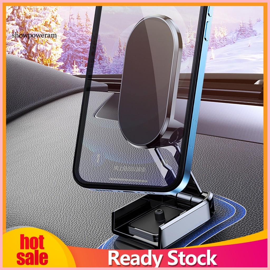 SPM Car Phone Holder Foldable 360 Degree Rotation Magnetic Plate Car ...
