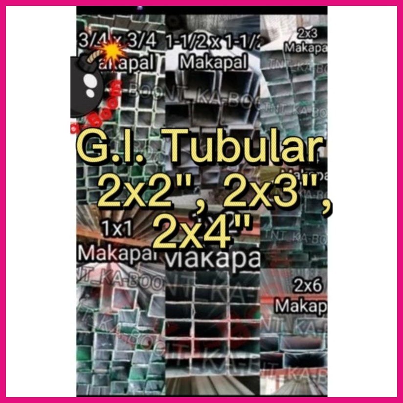 Shop tubular 2x3 for Sale on Shopee Philippines
