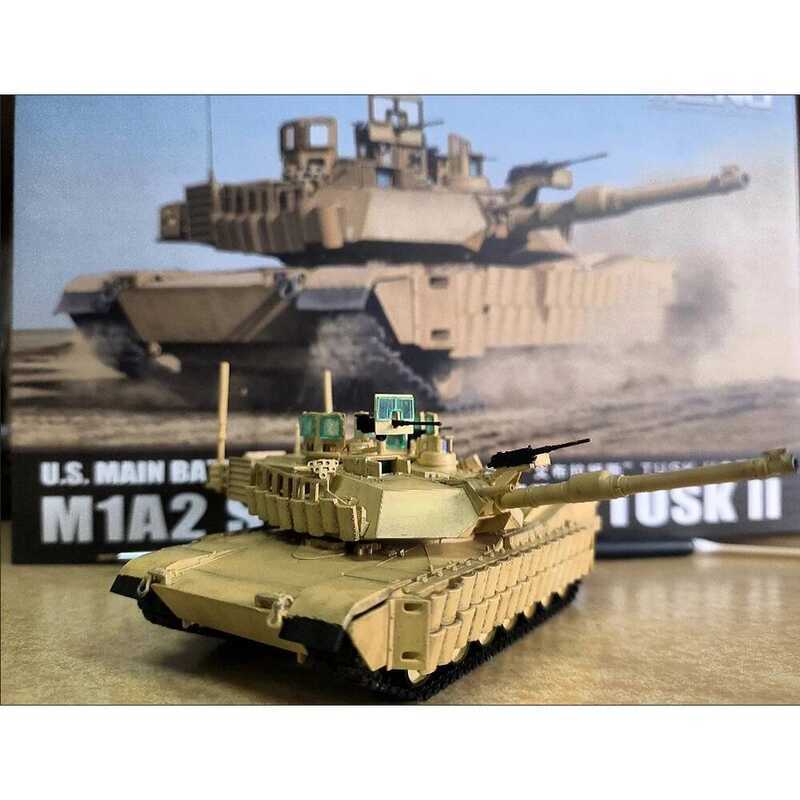 MENG 72003 1:72 Scale US M1a2 SEP ABRAMS TUSK II Main Battle Tank MBT ...