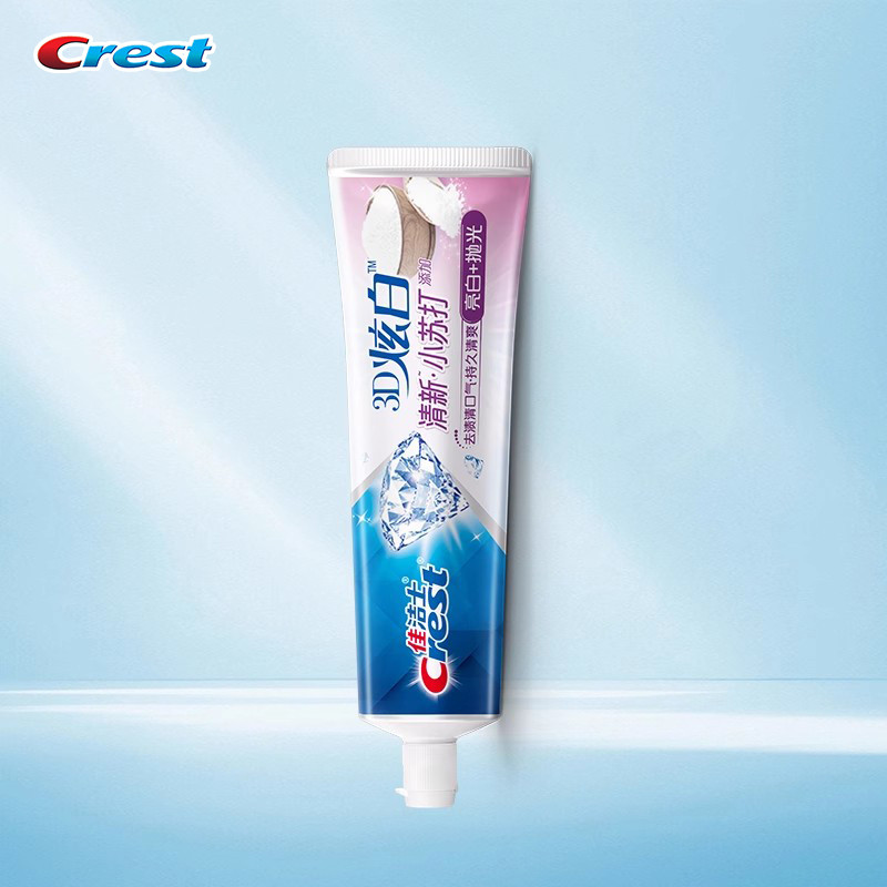Crest 3D White Baking Soda Toothpaste Active Salt + Baking Soda ...