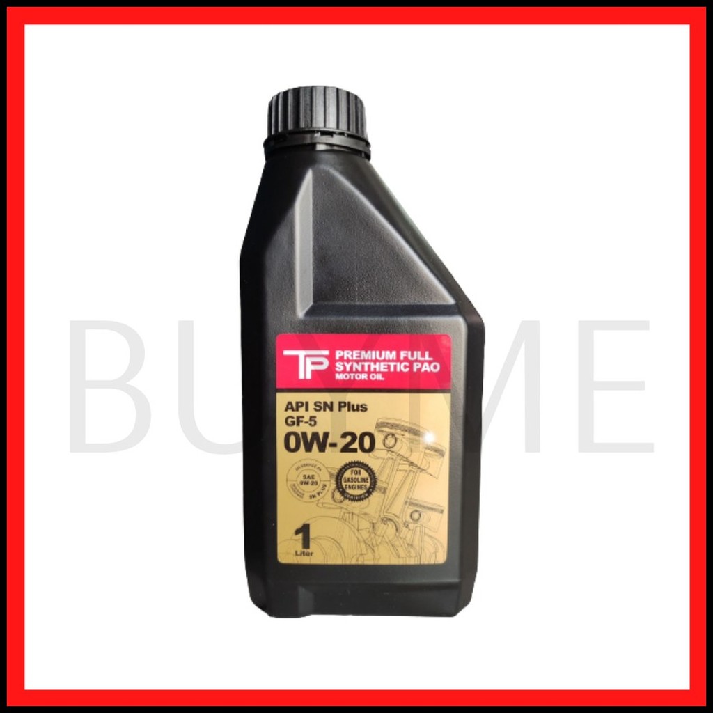 TP 0W-20 PREMIUM FULL SYNTHETIC PAO MOTOR OIL (1LITER) | Shopee Philippines