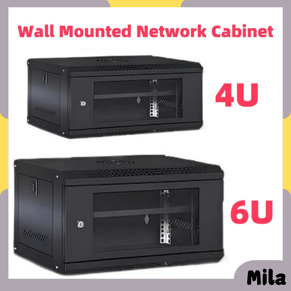 4U / 6U Data Cabinet Network Cabinet Wall mounted Monitoring Weak box ...