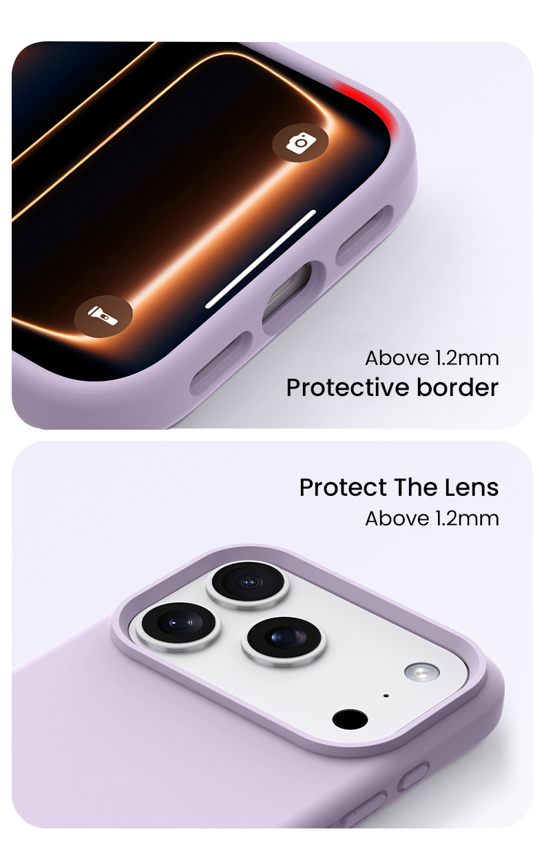 BKWHALE Liquid Silicone Magnetic Suction Phone Case For iPhone 17Pro ...