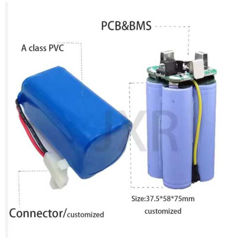 High Power 3.7 Volt Li-ion Battery 3350mah ICR 18650 Li Ion Cylindrical ...