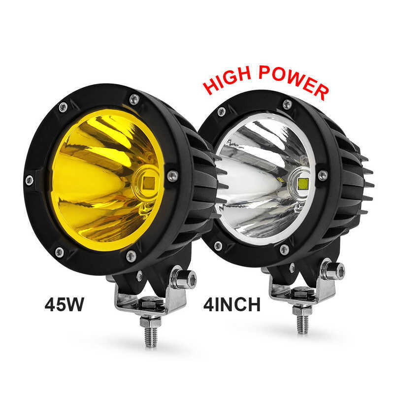 IGHT CO LED Spot Work Light Combo Hi/Lo Motorcycle Headlight Fog Lights ...
