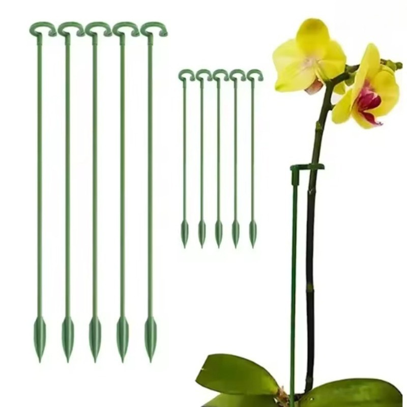 10pcs Plastic Plant Supports Reusable Succulents Protection Fixing Tool ...