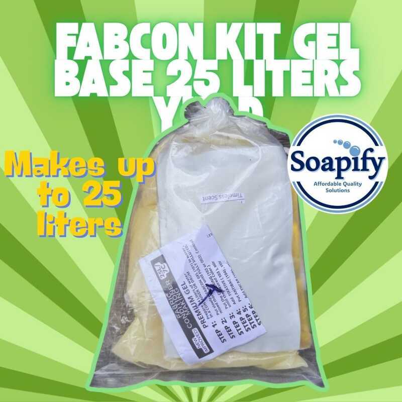 DIY Premium Fabric Conditioner Fabcon Kit Gel Base 25 Liters Yield ...
