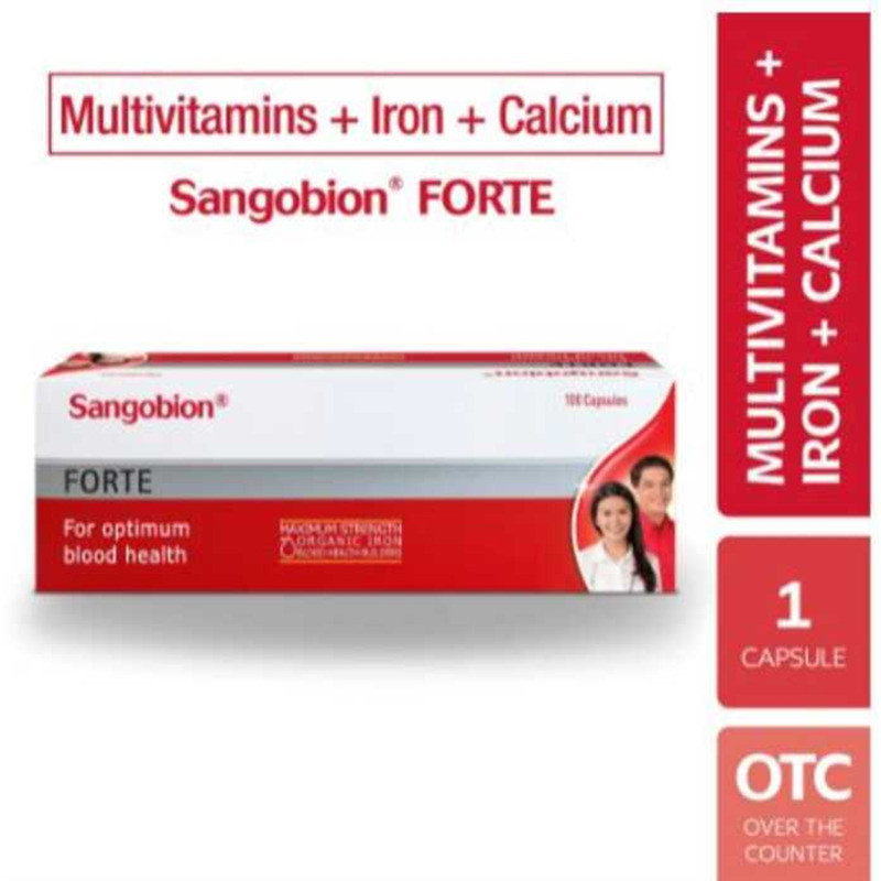 Sangobion FORTE Multivitamins + Iron Calcium 20 Capsules Aef | Shopee ...