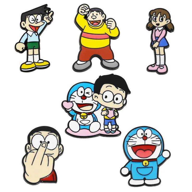 Cartoon Doraemon Peripheral Emblem Shizuka Nobi Nobita Machine Cat ...