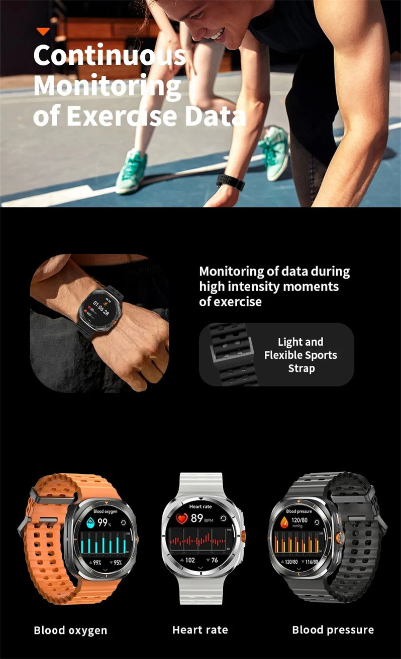 New Product GT7ultra Smart Watch Smart Island Heart Rate Blood Pressure ...