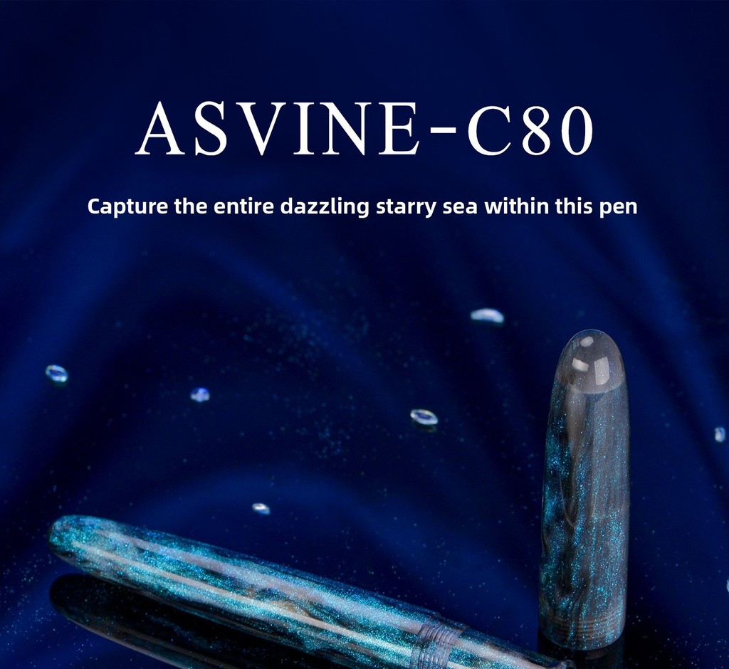 Asvine C80 large pen No. 8 40 nib adult office writing pen high-end ...