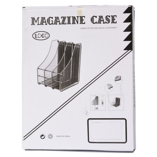 Wire Mesh 3 - Tier File Frame/File Bar/Magazine Rack. | Shopee Philippines